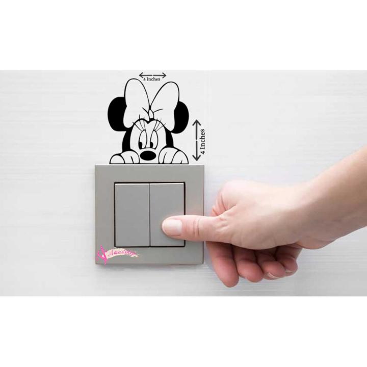 Minnie mouse vinyl sticker for decor | Daraz.pk