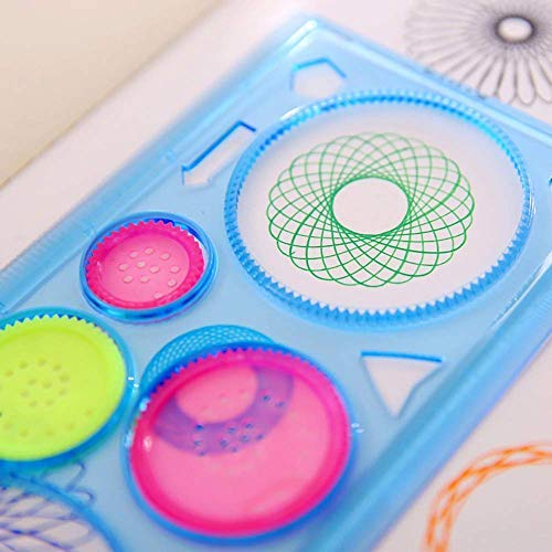 1pc Creative Designer Spiral Spirograph Geometric Ruler Drafting Tools ...