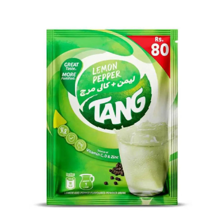 Tang Lemon & Pepper Powder Drink Sachet 125Gm | Daraz.pk