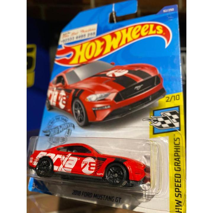 Hotwheels Diecast 2018 Ford Mustang GT Metal Car Toy 92/250 HW Speed ...
