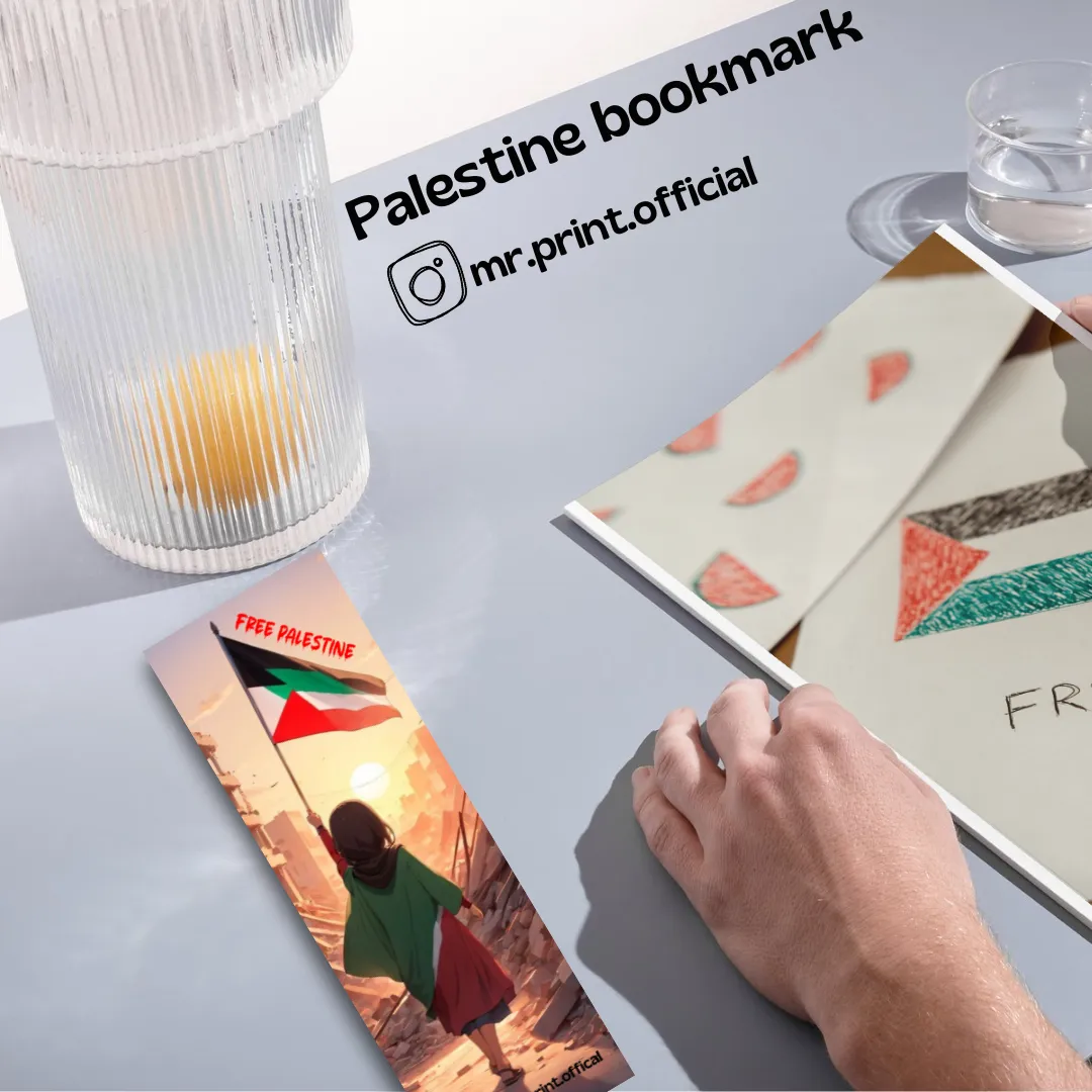 Palestine Bookmarks Pack of 5 - Support Palestine with Unique Designs ...