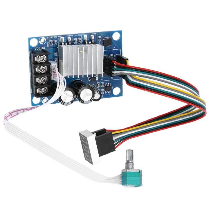 DC12-60V 20A PWM DC Brush Motor Speed Controller Adjustable Electric ...