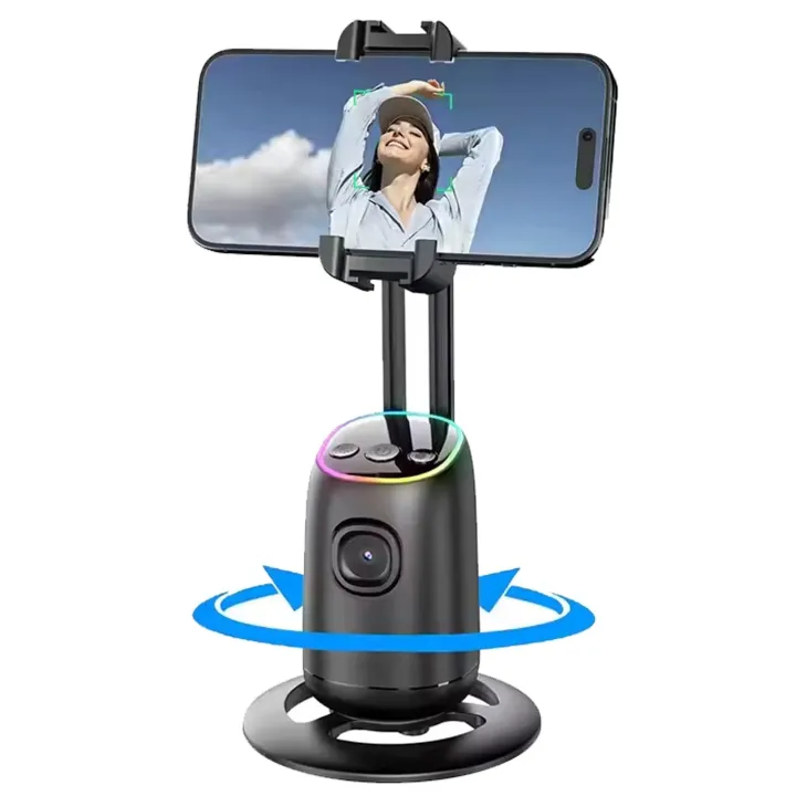 P05 AI Auto Face Tracking Desk Selfie Gimbal with Gesture Control – 360 ...