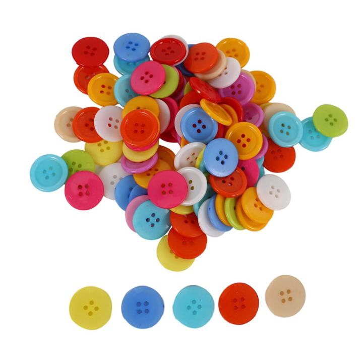Generic DIY random color Set of 100 sewing buttons Craft for kids DIY ...