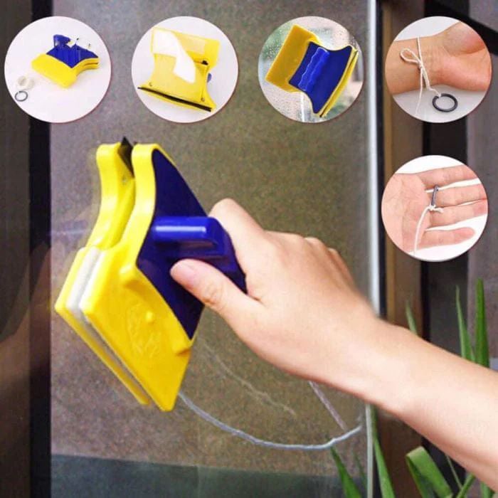 Double Sided Magnetic Window Cleaner Best for Outside Window Cleaning ...