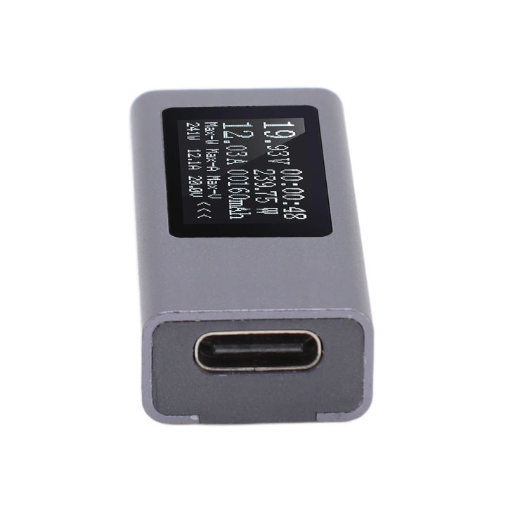 USB Tester Multimeter USB Tester Type C 0.77in Organic Light Emitting ...
