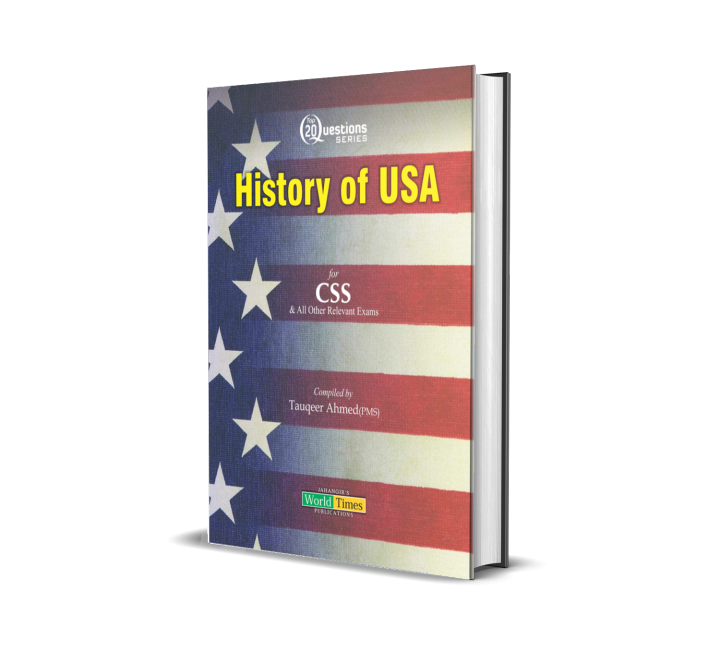 History of USA Top 20 Questions for CSS PMS By Tauqeer Ahmad | Daraz.pk