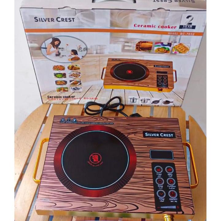 Silver Crest 2000W Electric Ceramic Cooker Stove Hot Plate Induction ...