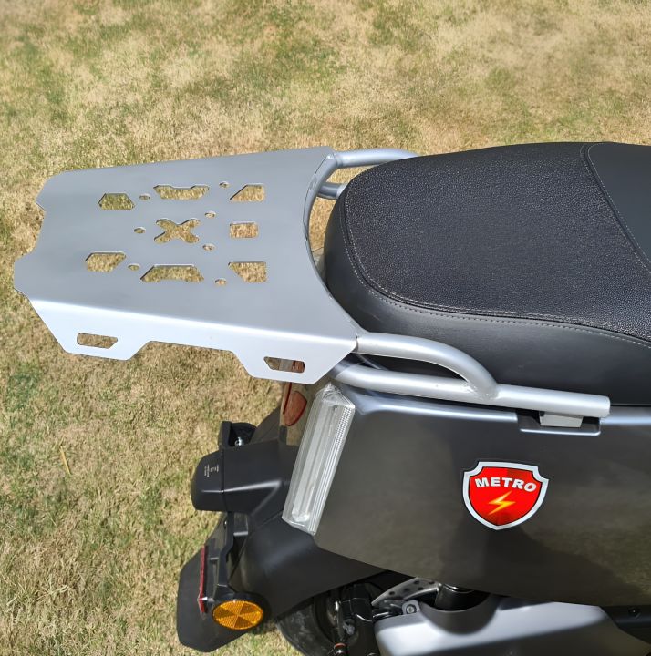 Electric Bike Scooter Rear Luggage Rack | Cargo Carrier for METRO M6 ...