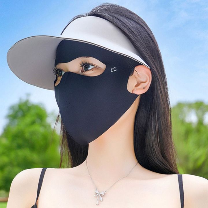 Lightweight Full-Face UV Face Reusable UPF 50+ Protection Sunscreen ...