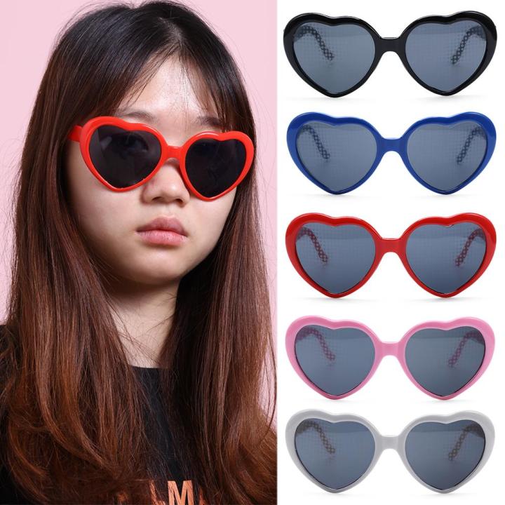 New Durable Gifts Heart Diffraction Glasses Heart-shaped Special Effect ...