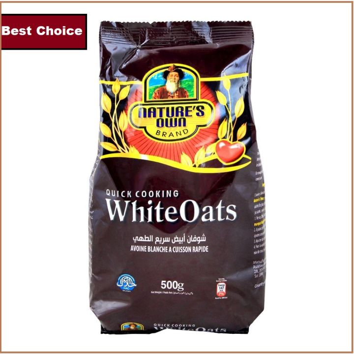 Nature's Own White Oats Pouch | Instant oats | Rolled Oats | Daraz.pk