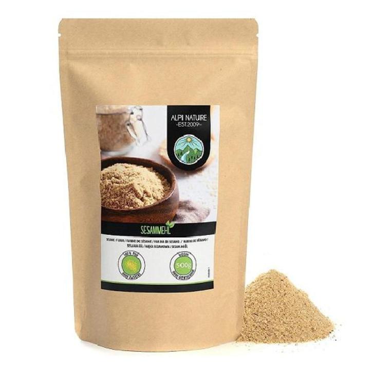 Sesame flour (500 g), ground sesame powder, 100% natural, sesame powder ...