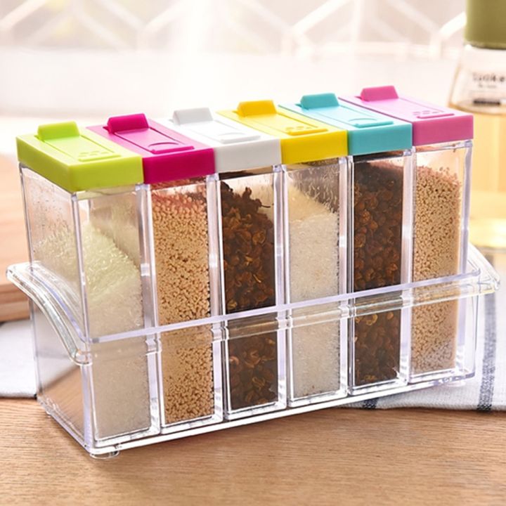 Seasoning Acrylic Spice Rack Set - 6 Racks | Daraz.pk