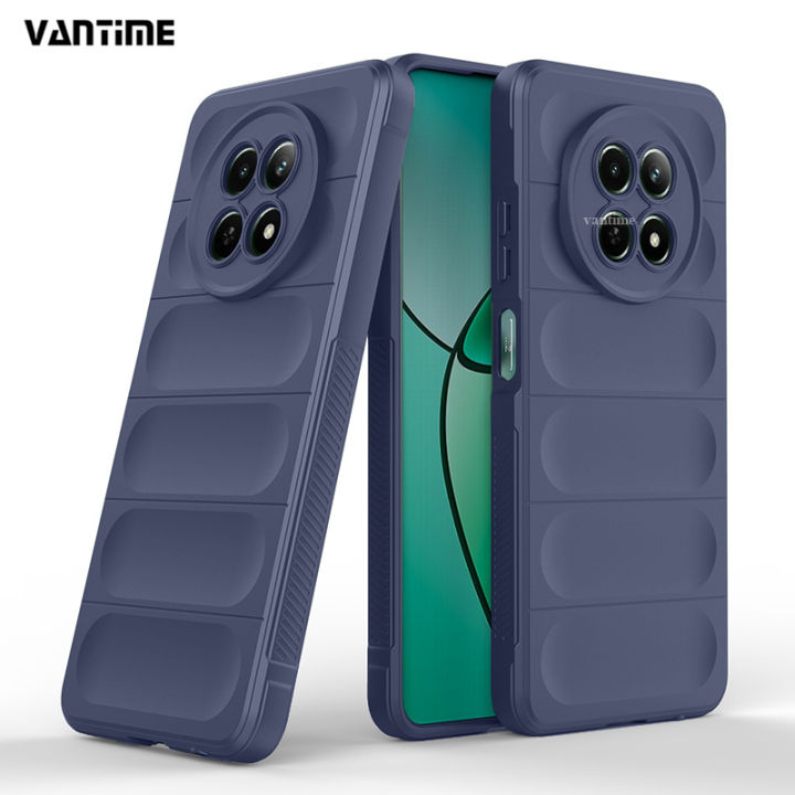 Vantime for Realme 12 / 12x 5G Silicone Case Camera Protect Anti-Fall Airbag Cover | Daraz.pk