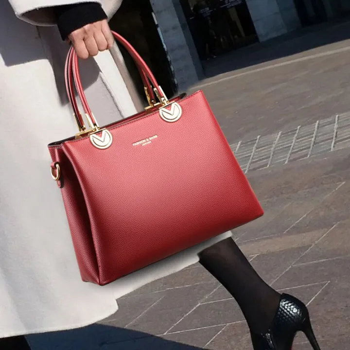 Top-Handle Bag Branded Women Handbag High Quality Pu Leather Shoulder ...