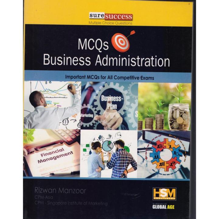 Business Administration Important MCQs Complete Multiple Choice ...