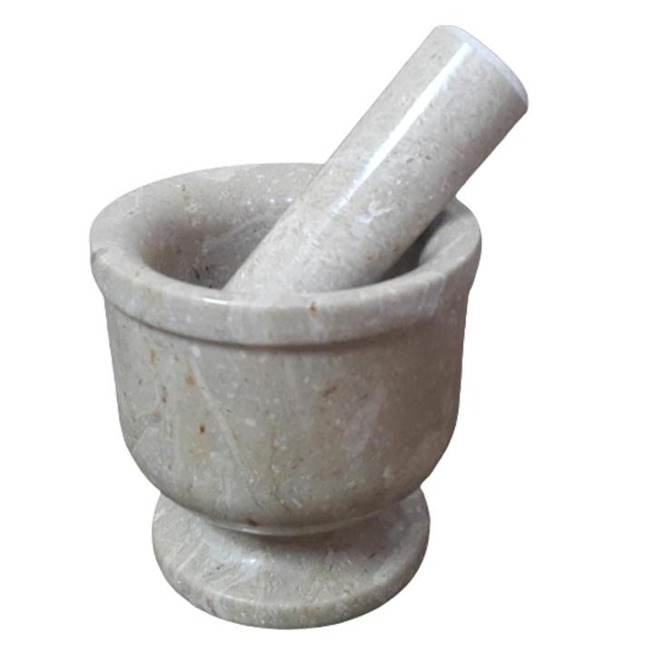 Marble Langri for Grinding Chillies Mixing & Mincing Kithen Lungri ...