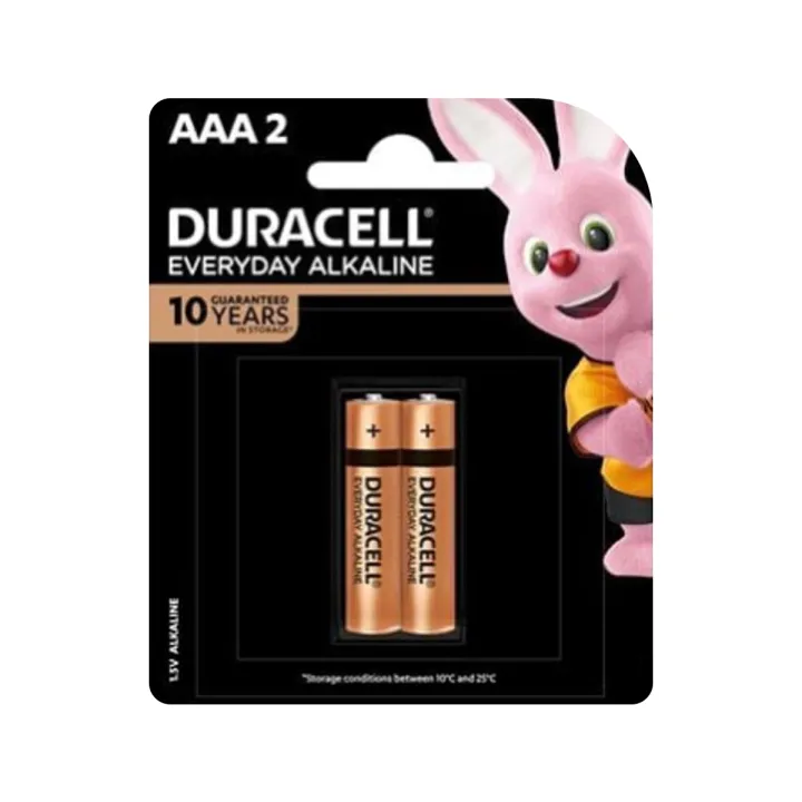 Duracell AAA Batteries – Every Day Alkaline Blister (Pack of 2) | Daraz.pk