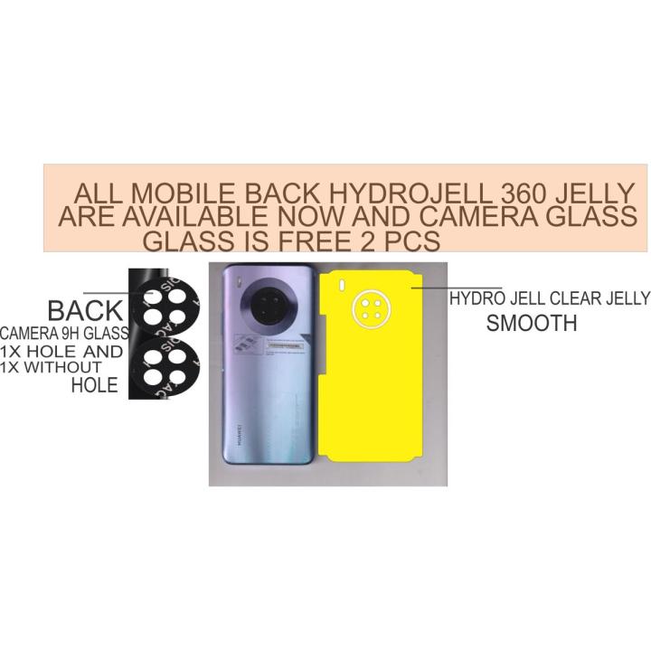 POCO X3 BACK HYDROJELL JELLY FULL BENDING 360 WITH 2 PCS CAMERA GLASS ...