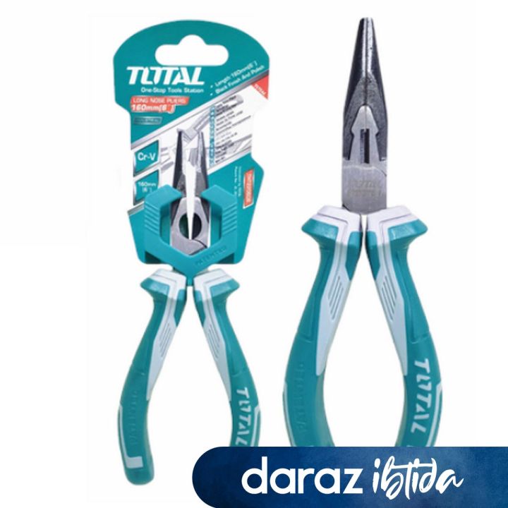 TOTAL (INDUSTRIAL - PRC) - THT220606 - LONG NOSE PLIER - 6" (160mm) | Daraz.pk