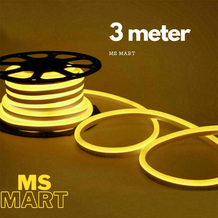 MUQGEW 220V Neon Light Strip Flexible Outdoor LED Strip Rope Tube SMD 2835 LampColor and ...