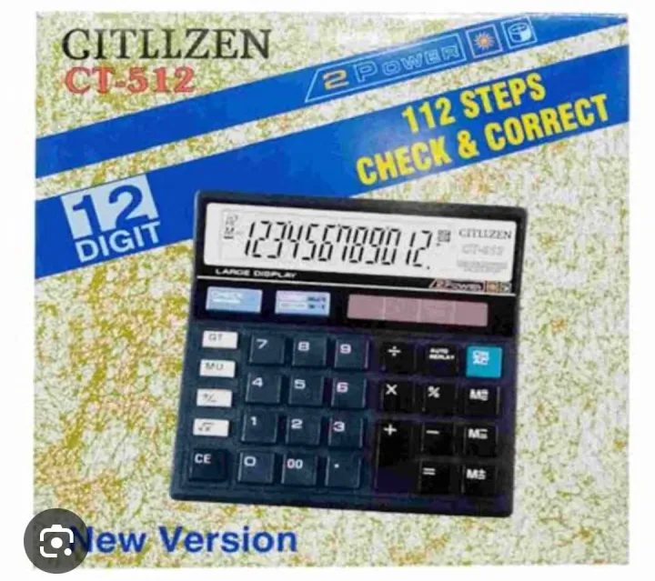 citizen calculator ct 512 with high quality | Daraz.pk