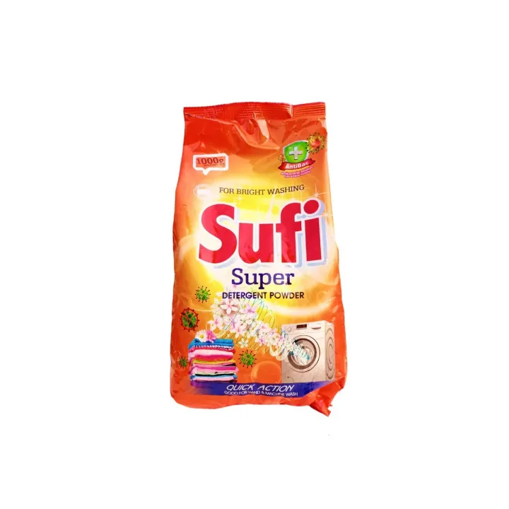 Sufii Super Detergent Powder 1 Kg | Daraz.pk