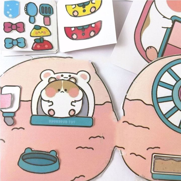 Creative Beanie Book Material Pack Hamster Keeper Quiet Book Homemade ...