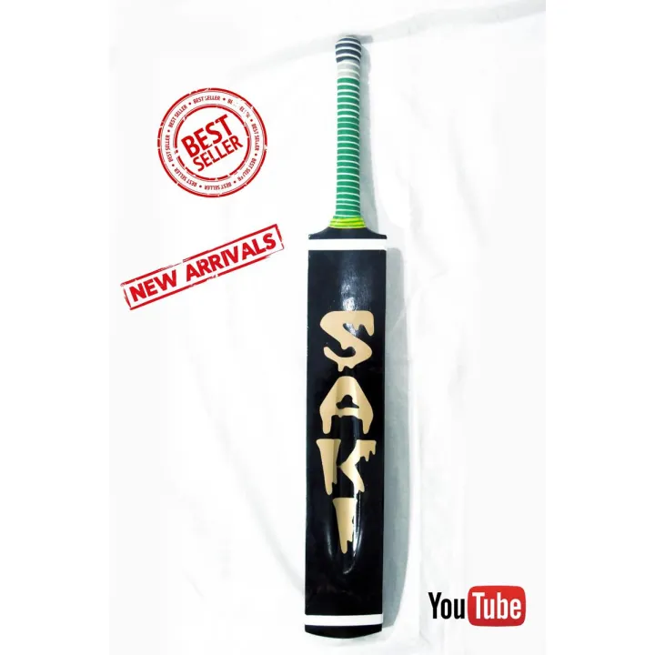 Original SAKI Tape Ball Bat Made In Sialkot Full Can Bat For ...