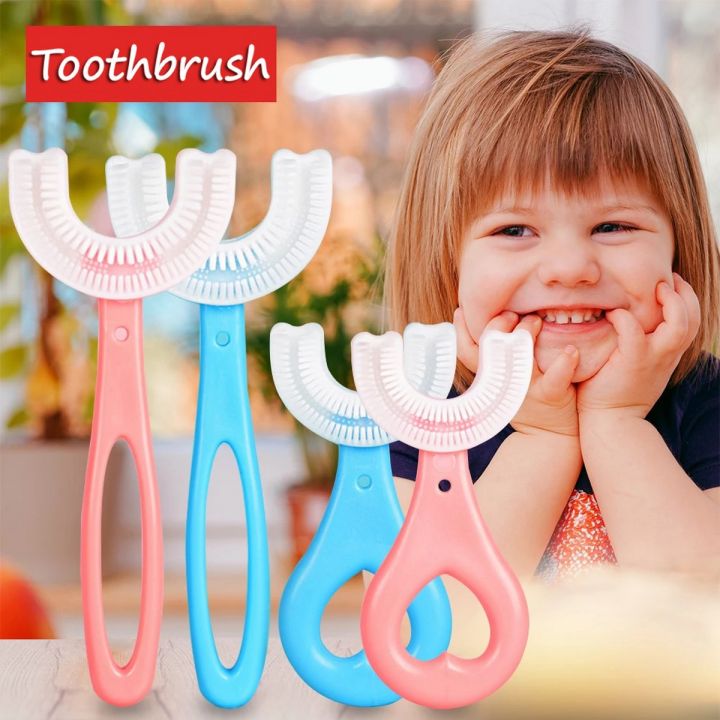Baby Toothbrush U-shaped Children Oral Cavity Cleaning For Children ...