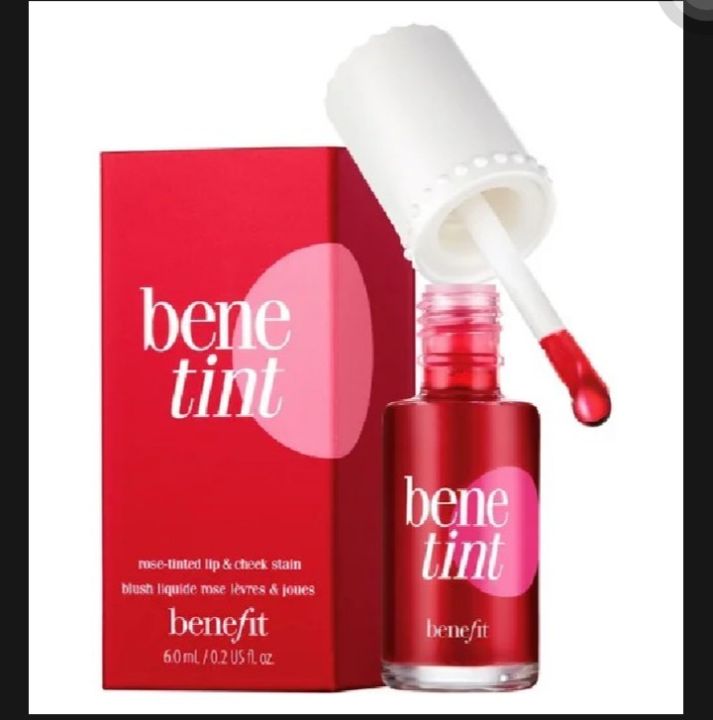 Pack of 1 & 2 - Rose-Tinted Lip and Cheek Stain, Long-Lasting Liquid ...