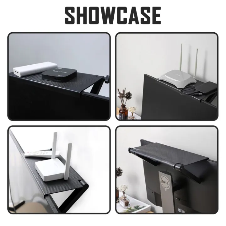 TV Top Shelves, Computer Screen Top Shelf, Adjustable Screen Caddy Top ...