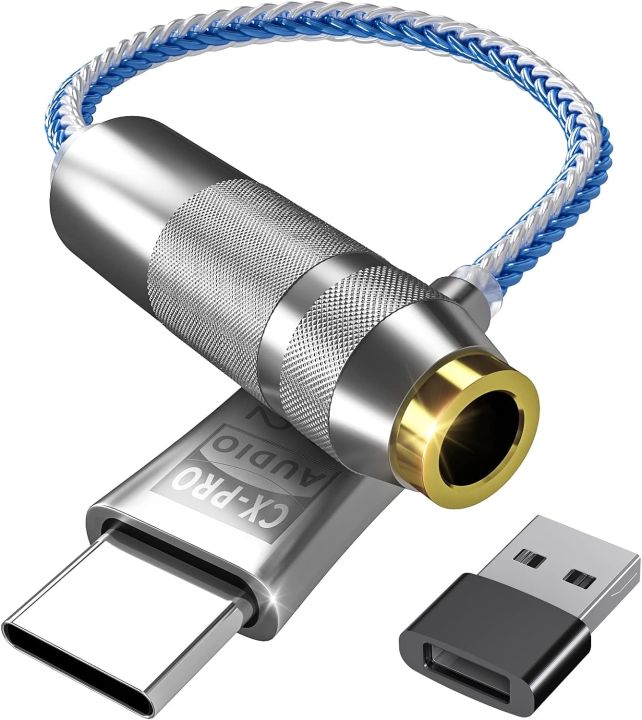 DAC CX PRO Hi-Res Lossless Music CX Pro USB C to 3.5 mm Audio Adapter ...