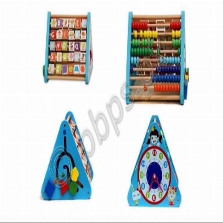 MULTIPLE FUNCTION TOY ABC CLOCK ABACUS COUNTING SHAPES | Daraz.pk