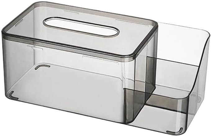 Tissue Holder Transparent Visible 2 Compartment Tissue Case Plastic ...