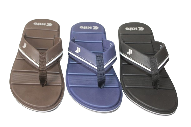 Kito Multi Colors Synthetic Leather Flip Flops For Men AA2 | Daraz.pk