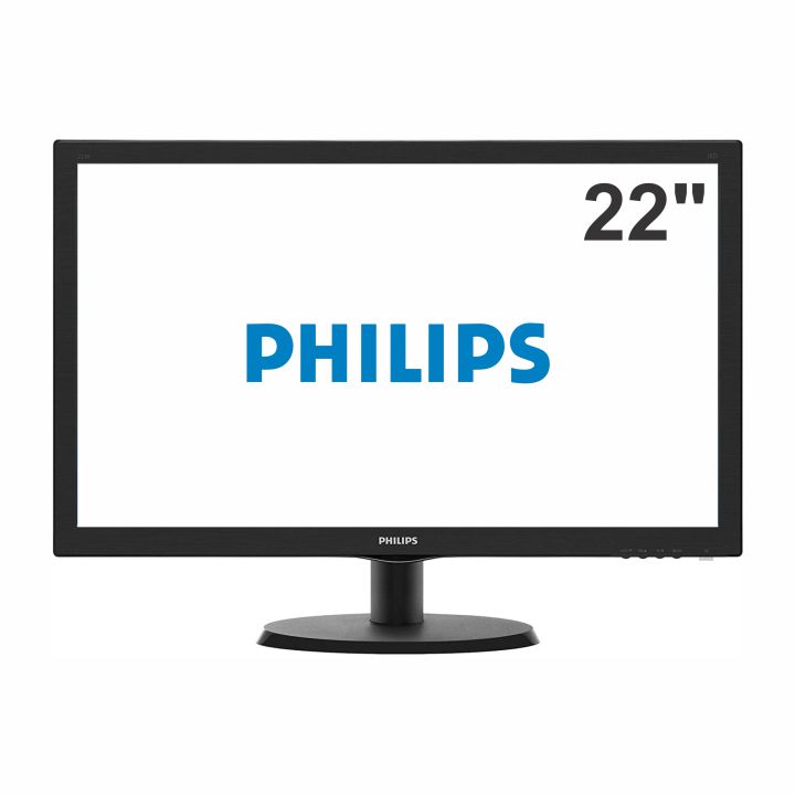 PHILIPS 22" Inch FHD 60Hz VGA + DVI Monitor | Daraz.pk