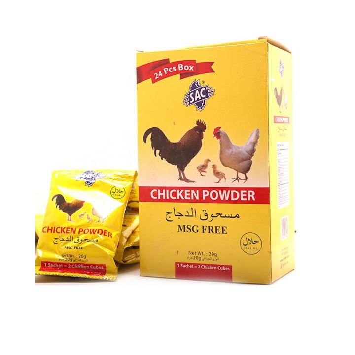 SAC - Chicken Powder 24 Sachets 20gm sachet for soups, meals and ...