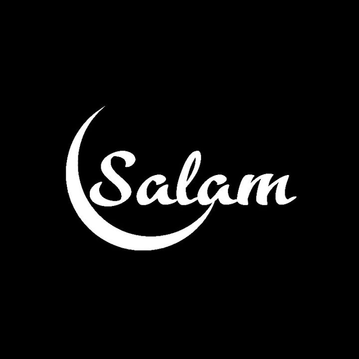 Car Sticker Salam and Moon-Islamic Art Car Stickers, Bike stickers ...