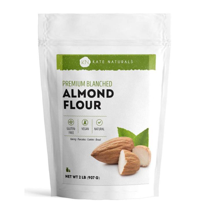 Almond Flour by Kate Naturals. Blanched, Gluten Free & Non-GMO. Keto ...