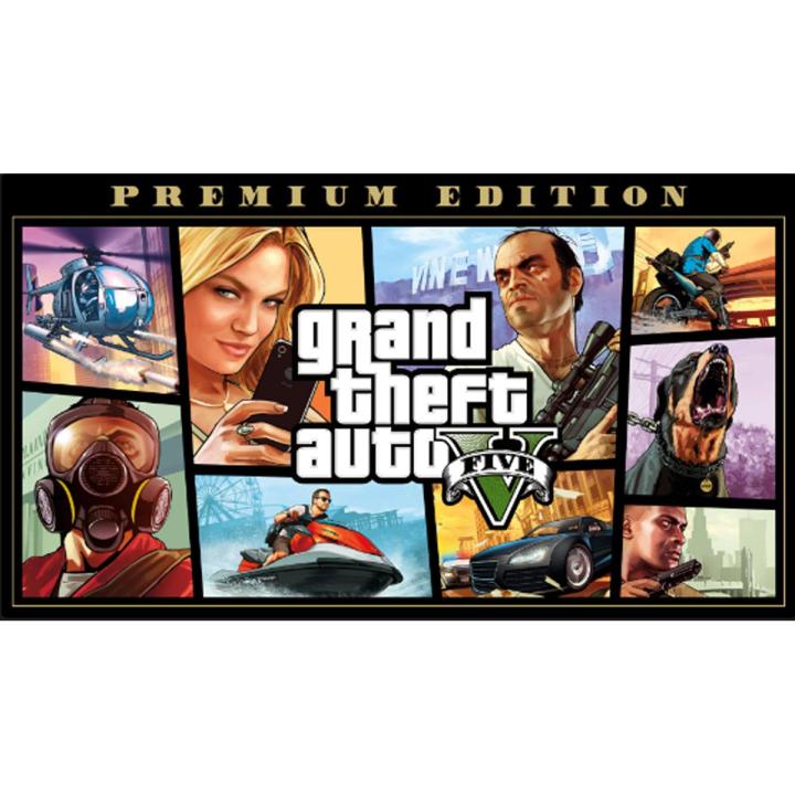 Grand Theft Auto V Premium Edition includes the complete GTAV story ...