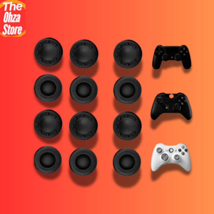 4 Packs (2 Pairs) Universal Thumbstick Grips PS4/PS5 Thumb Grip Analog ...