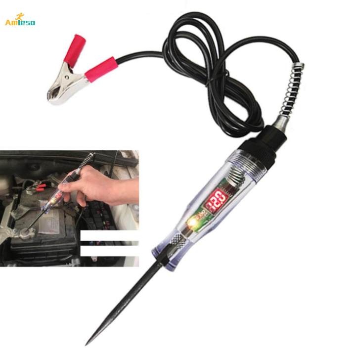 Automotive Circuit Tester Auto Electric Tester Light for Truck black ...