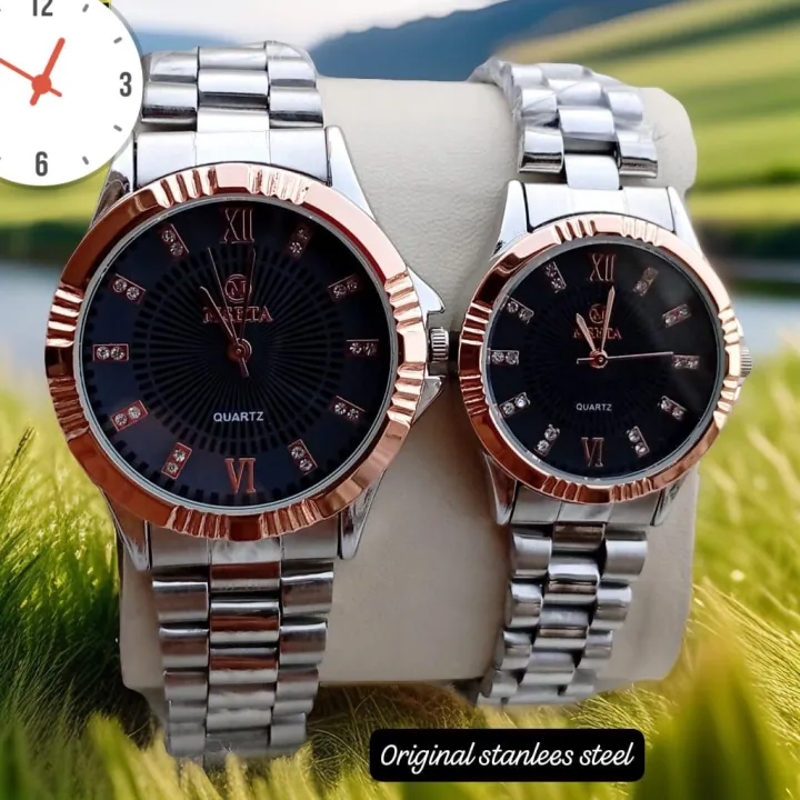 ORIGINAL MSETA COUPLE WATCH ⌚ | Daraz.pk