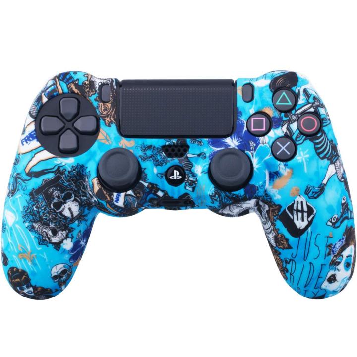 Colorful Anti-Slip Silicone Grip Cover Case Protector Skin for PS4 ...