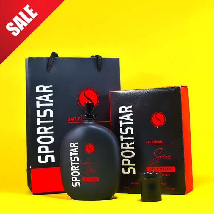 Sport Star Perfume Sania Mazari With Shopping Bag 100ml | Daraz.pk