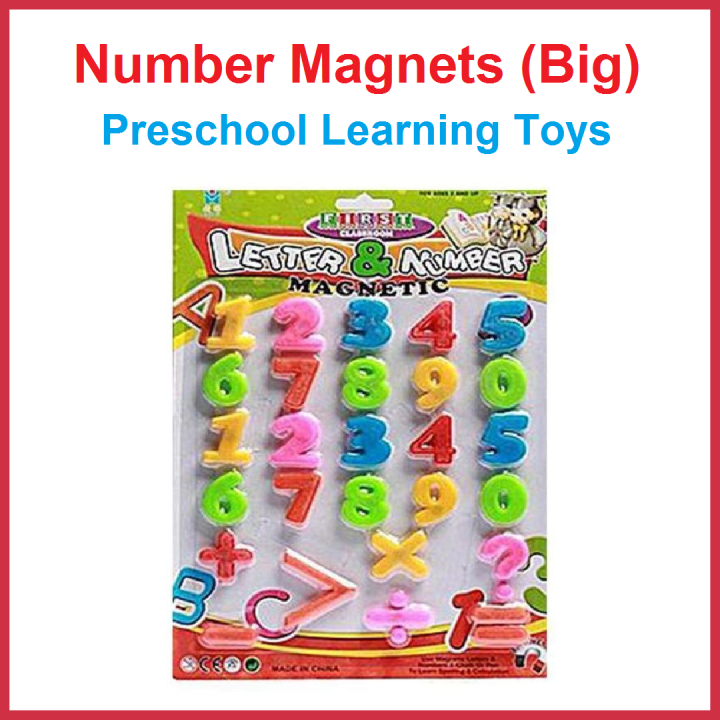 Numbers & Symbols Magnets (Big) - Pack of Small Maths Numbers And ...