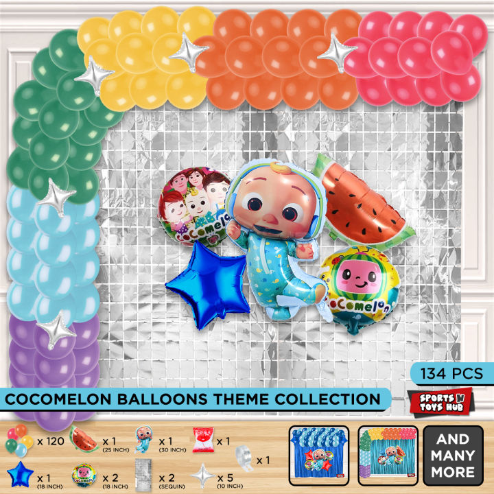 Co-Co Melon Foil Balloon Theme Collections, Cartoon Printed Chrome ...