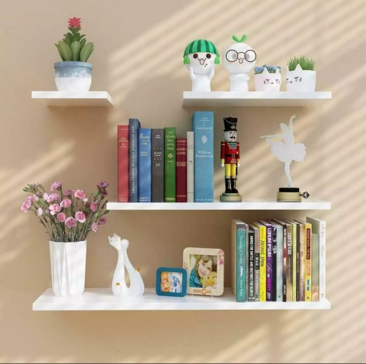 Floating shelves wall shelves storage shelves mounted shelfs Book shelf ...